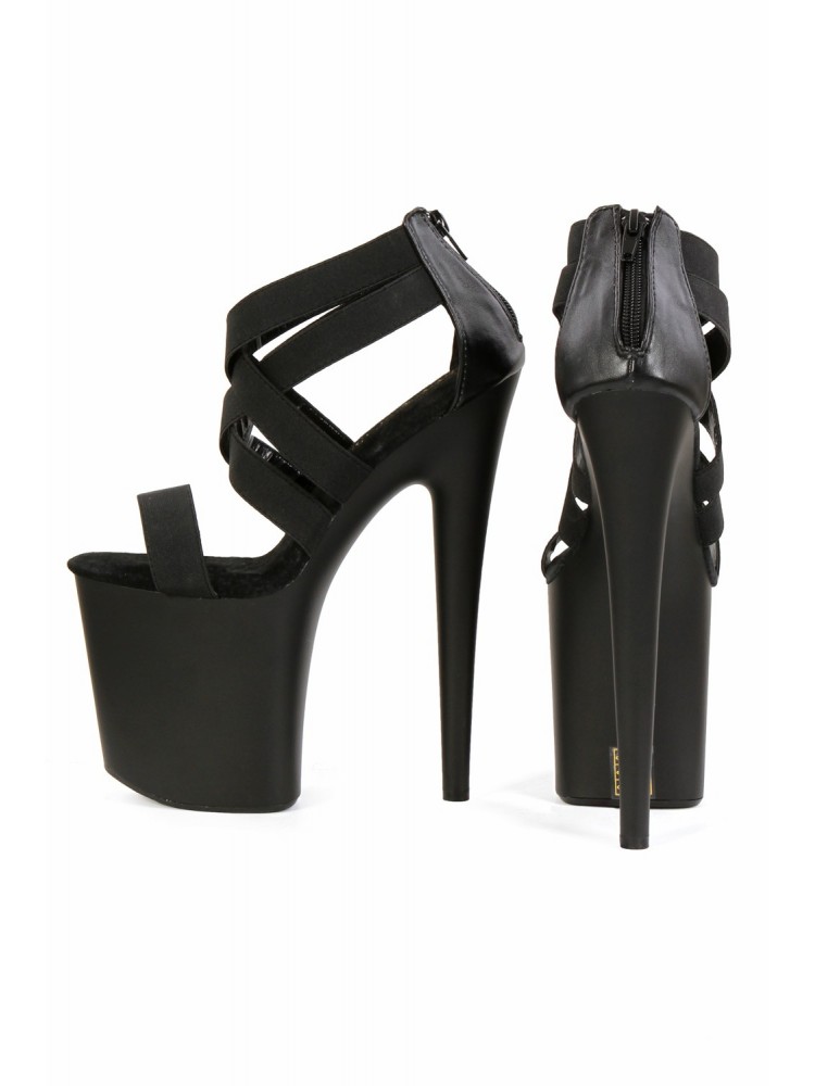 Sandales très haut talon, sandale fétiche drag queen