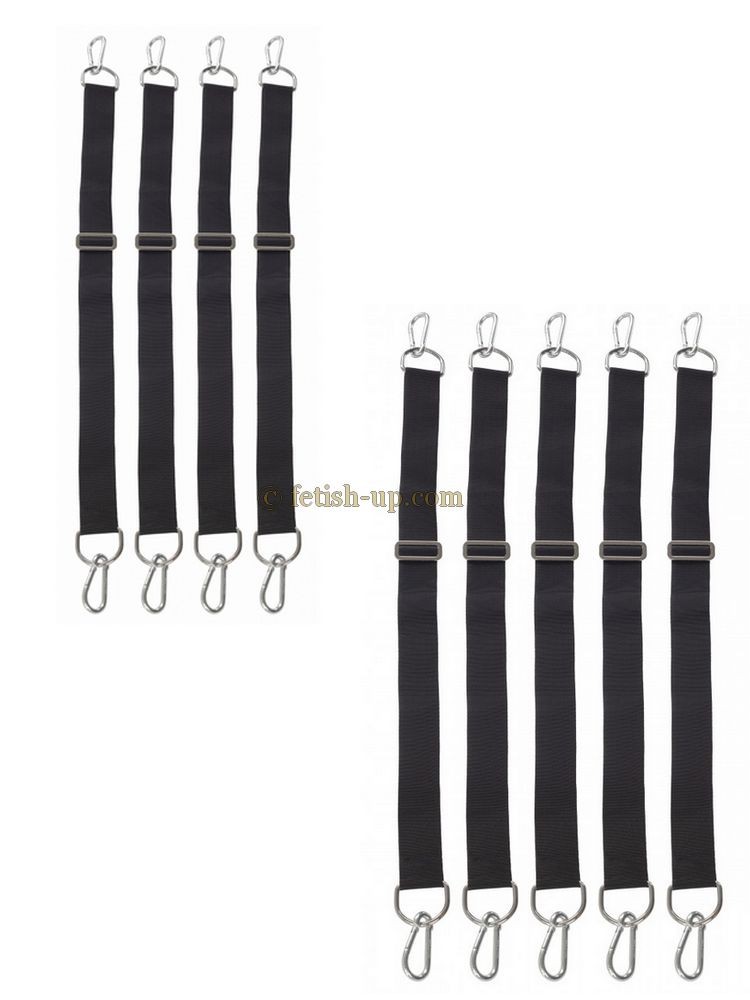 Sangles ajustables avec mousquetons, sangles slings
