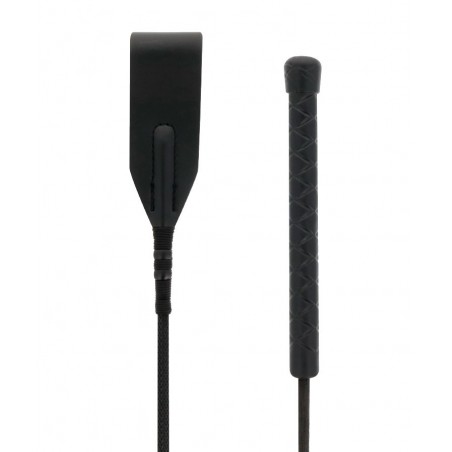 Cravache cuir 45 cm, petite cravache cuir bdsm